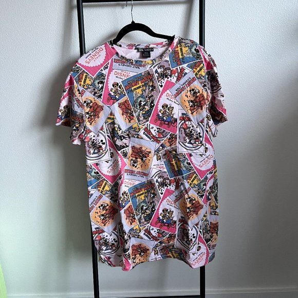 Zara | Dresses | Zara Disney Cartoon Print Dress | Poshmark